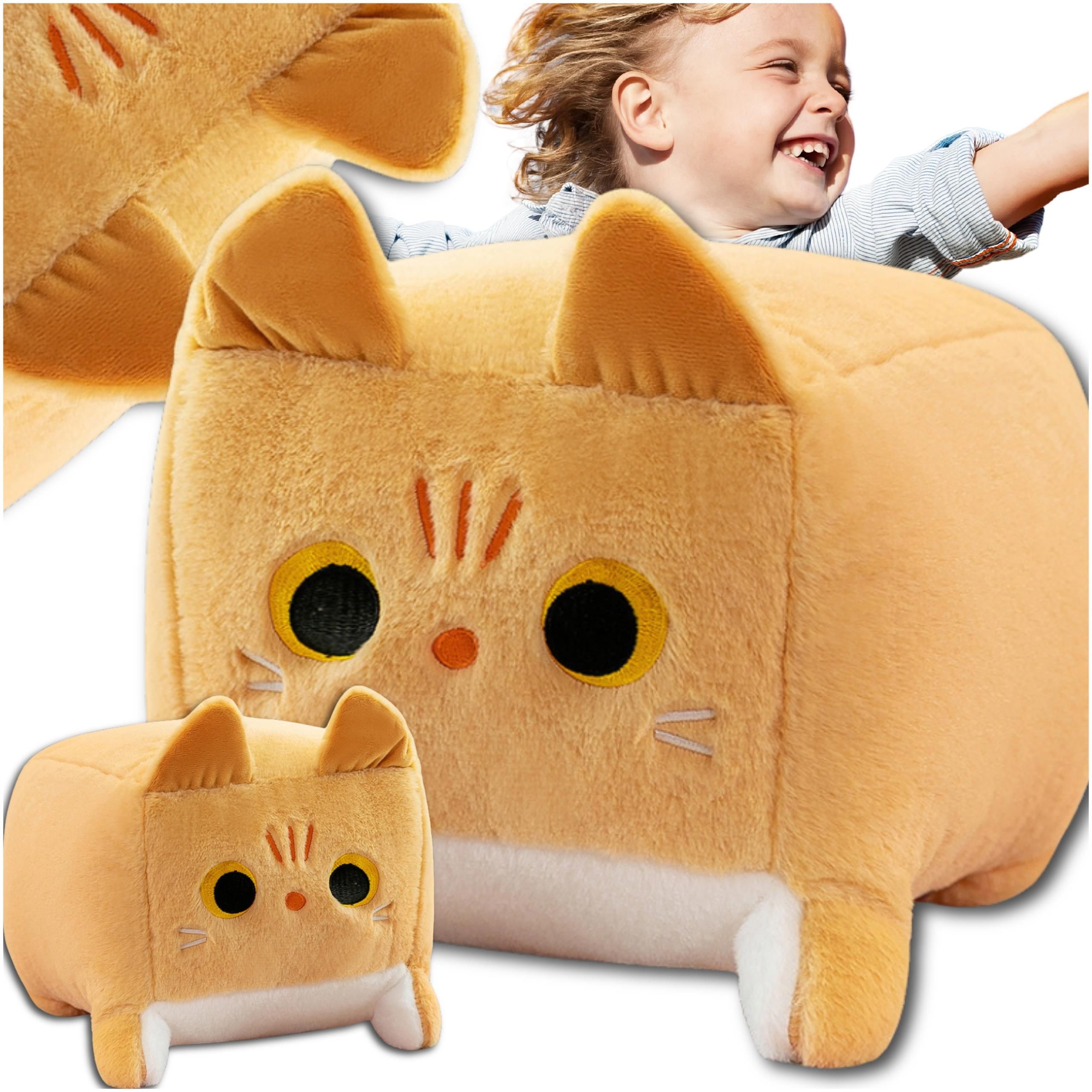 Domoda Kotek Maskotka Kwadrat Poduszka Kot Duży Pluszowa Przytulanka ...