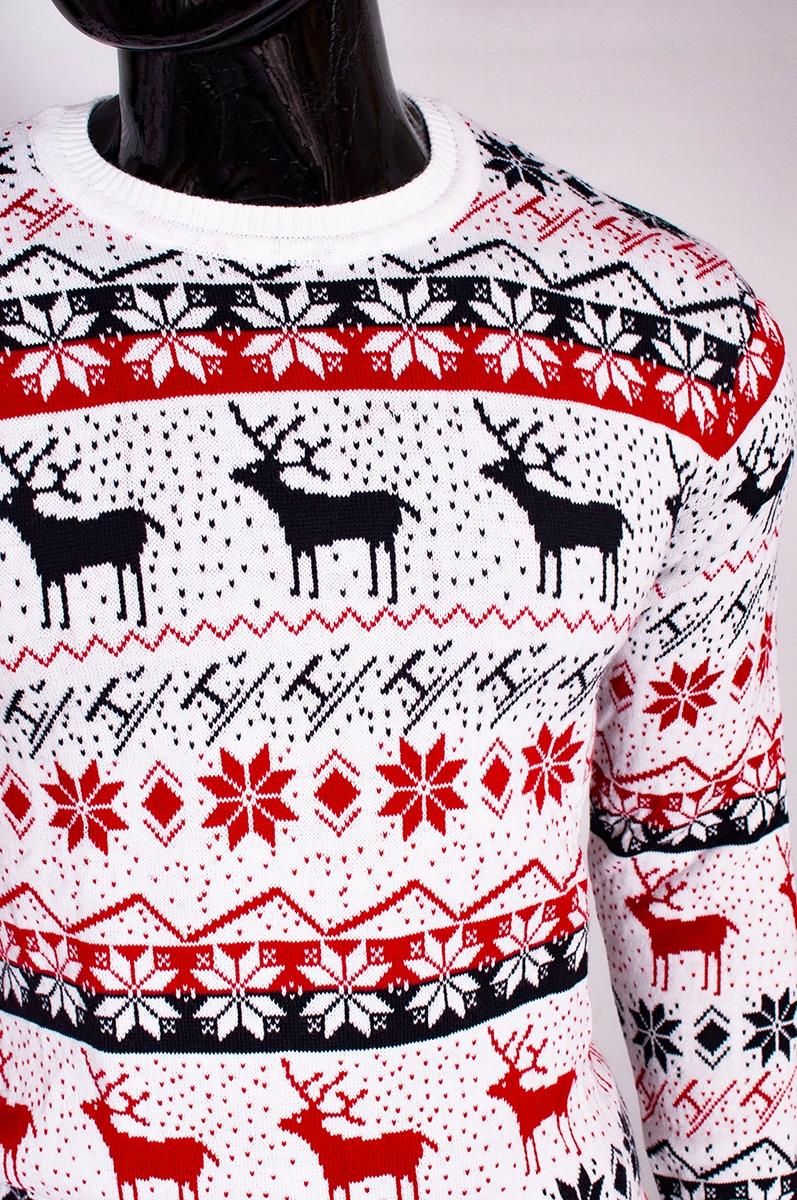 Sweter Wzór Norweski Świąteczny Dopasowany Bawełna Święta - Ceny i ...