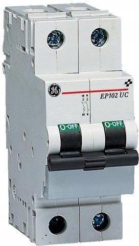 Bezpiecznik General Electric Wyłącznik Nadprądowy 2P K 2A Ep102Ucrk02 ...