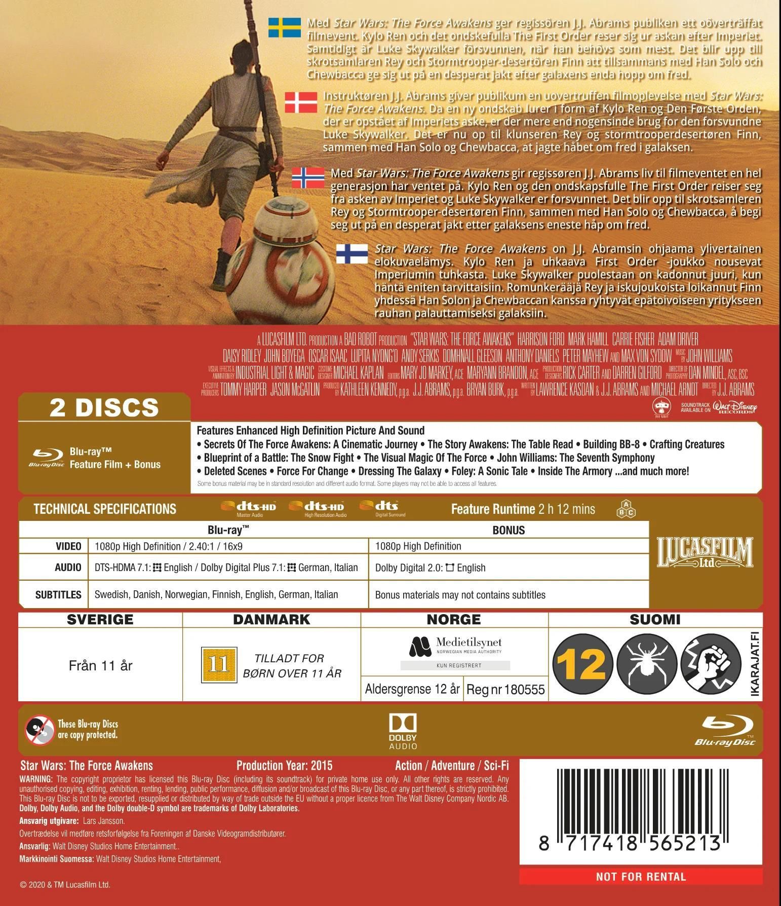 Film Blu-ray Star Wars: Episode 7 - The Force Awakens (Blu-ray) - Ceny ...