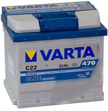 VARTA BLUE DYNAMIC C22 52AH 470A 12V (P+) - Opinie i ceny na Ceneo.pl