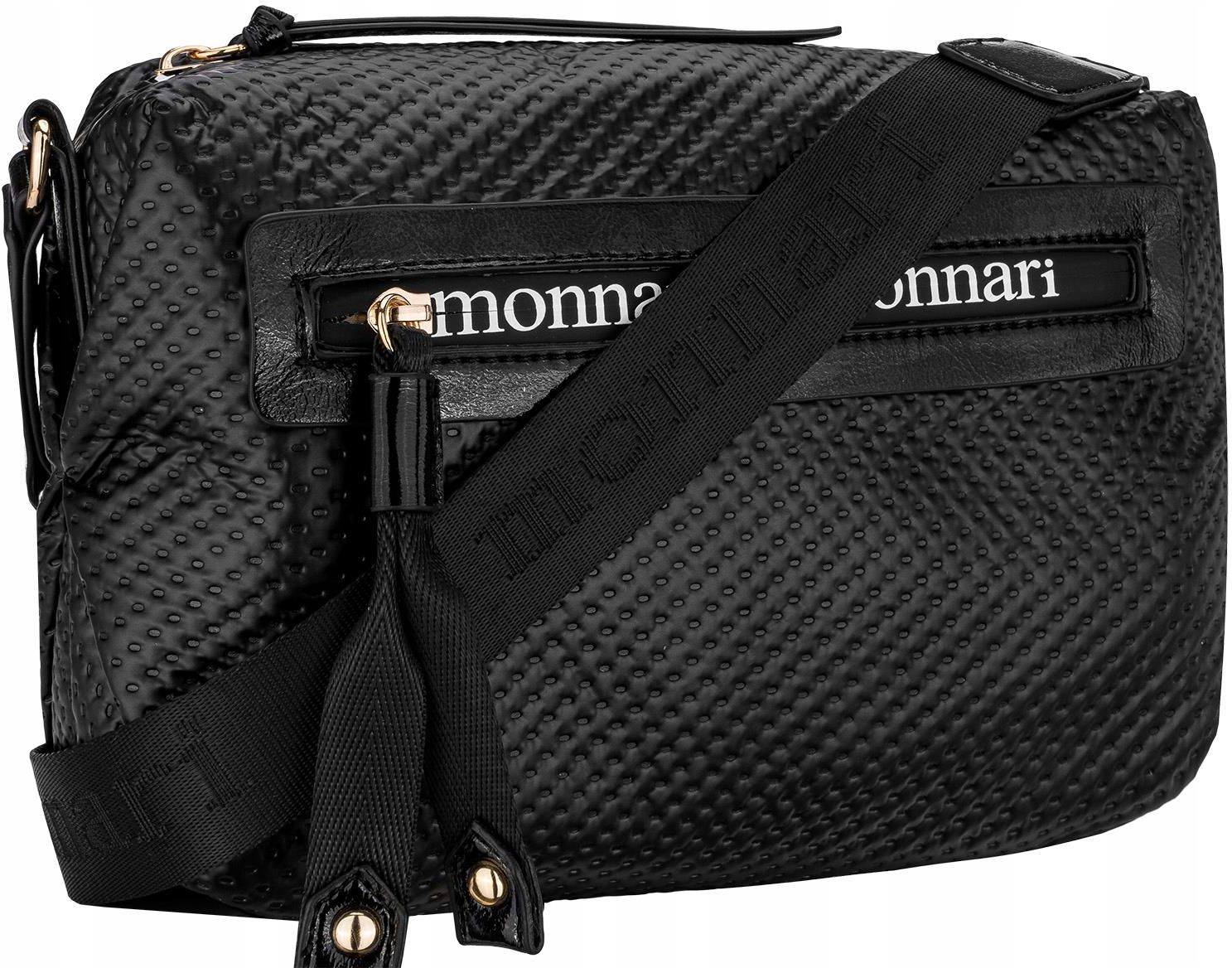 Torebka Damska Monnari Czarna Listonoszka Tłoczona Sportowa Crossbody - Ceny i opinie - Ceneo.pl