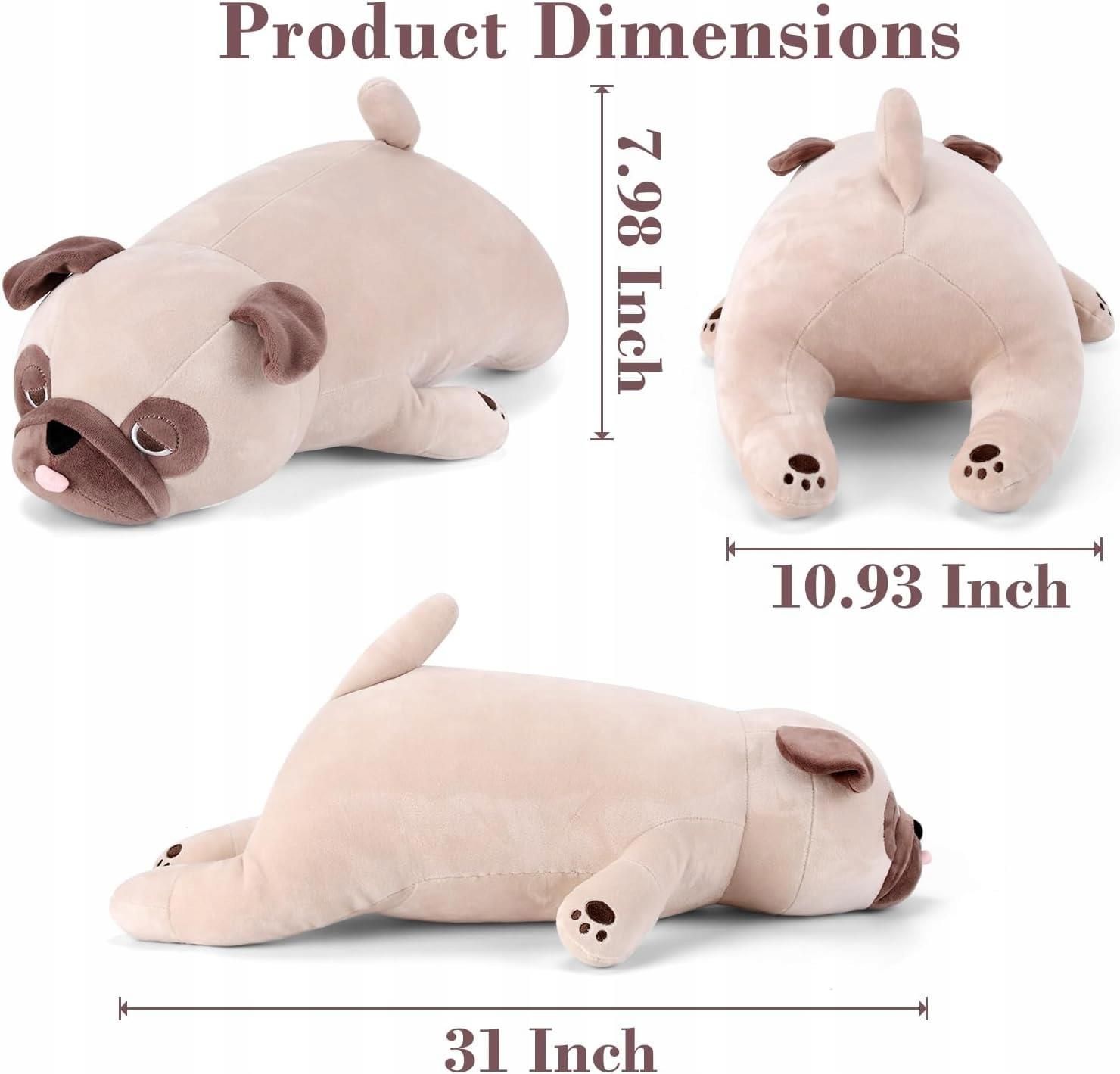Blenori Pluszowy Mops 50Cm Duża Francuska Buldog Poduszka - Ceny i ...