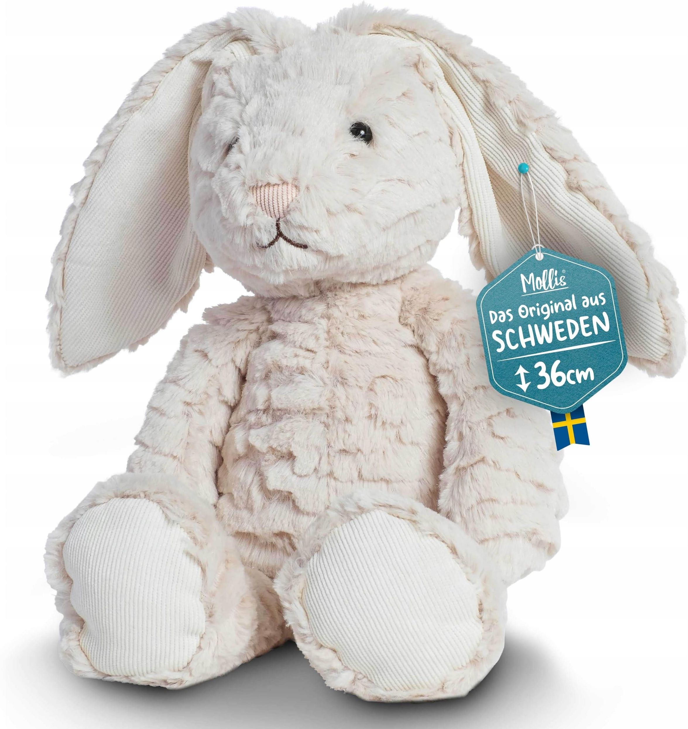 Mollis Pluszowy Zając 36Cm Miękka Przytulanka Dla Dzieci - Ceny i ...