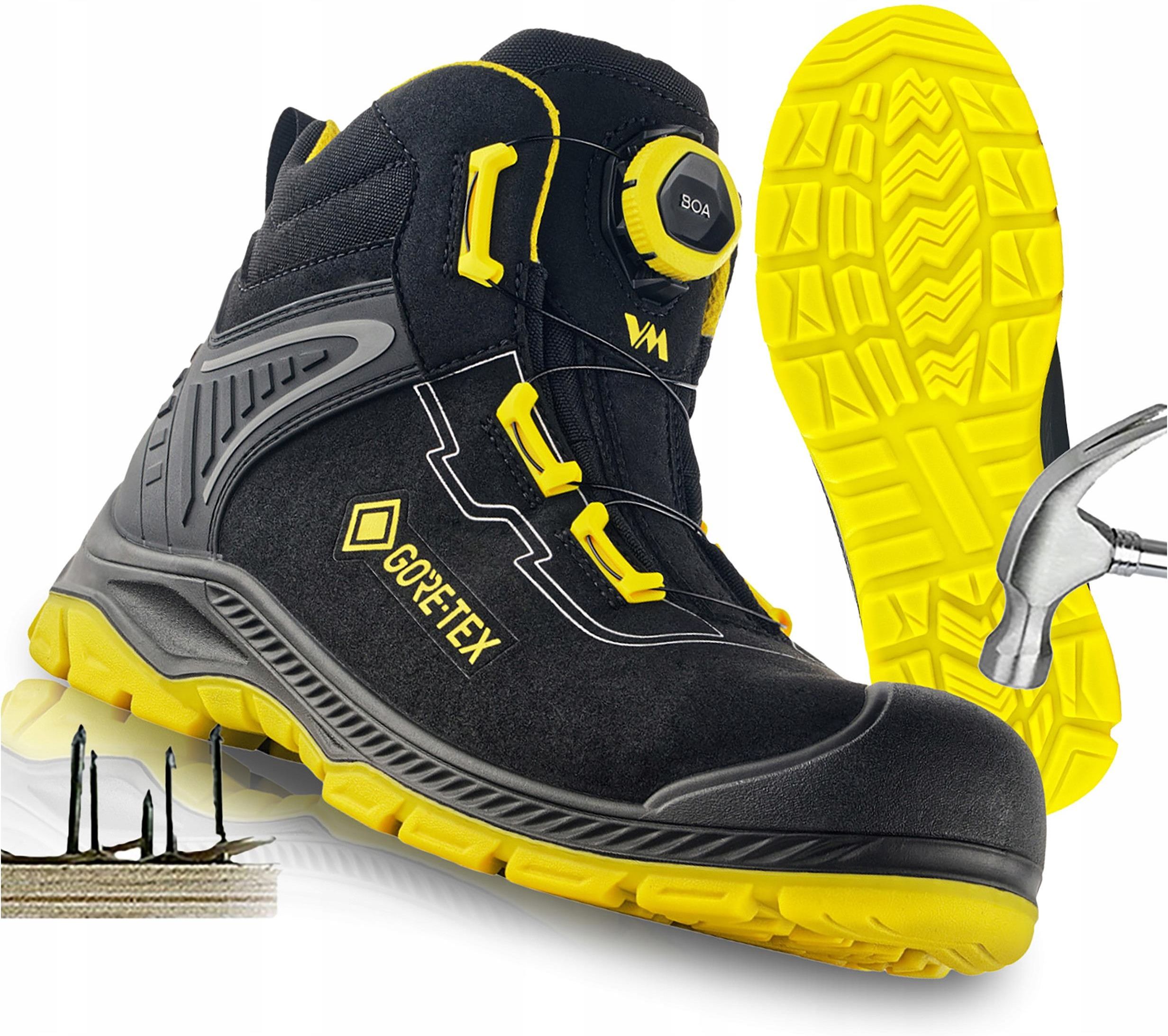 Vm Footwear Buty Robocze Oddychające Bhp Membrana Gore-Tex Boa Vm ...