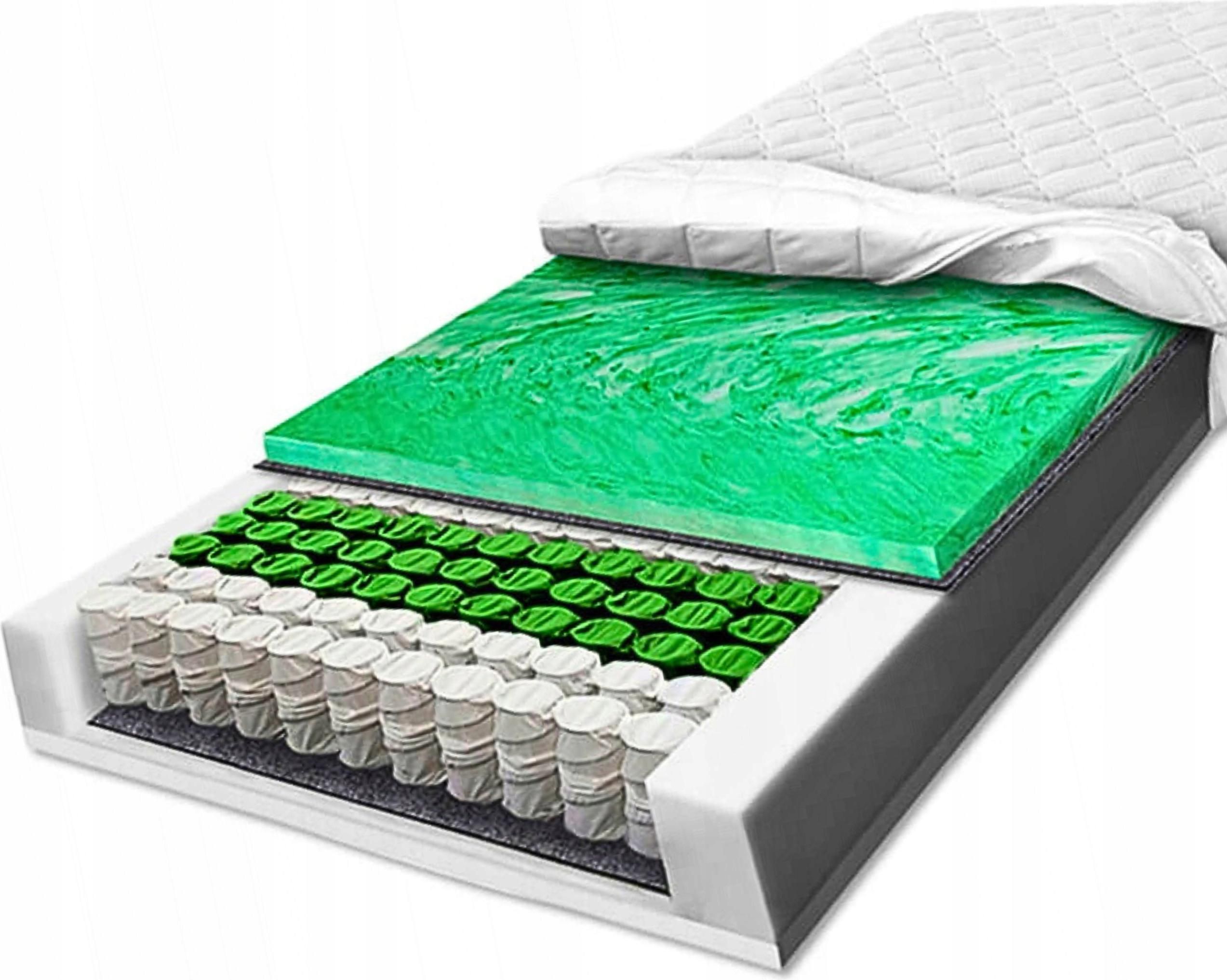 Materac Materace Z Gór H2 H3 Materac kieszeniowy 100x200 wysoko ...