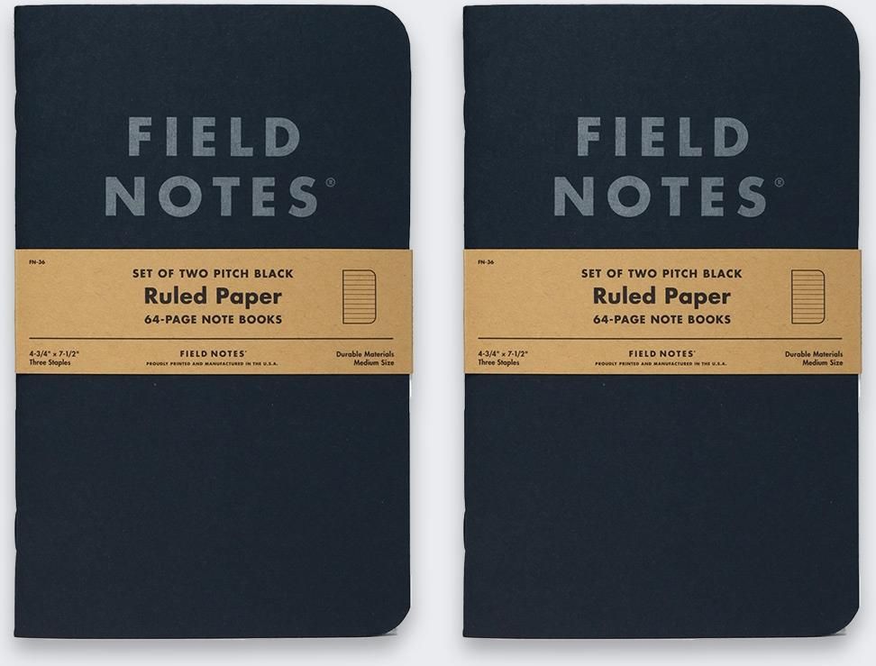 Notes Field Pirch Black Large Linie 2 Pack - Ceny i opinie - Ceneo.pl