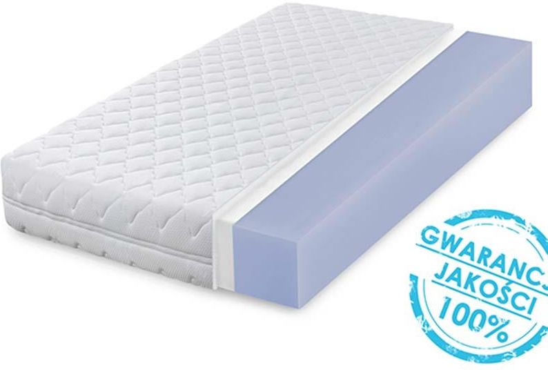 Materac Euromattress 120x180 Trwały Materac Basic Pianki T30 Pokrowiec ...