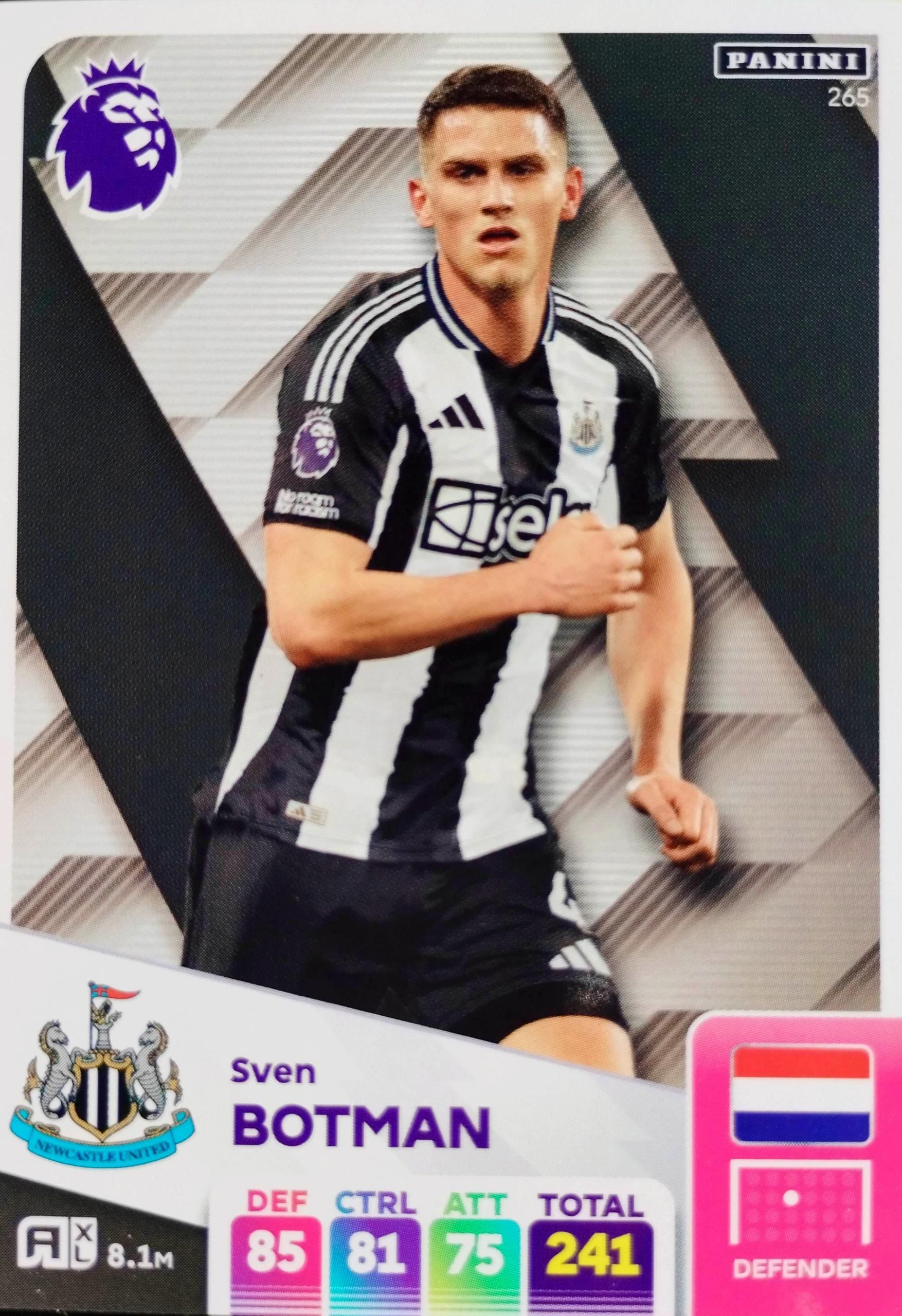 Premier League 2025 Base 265 Sven Botman Newcastle - Ceny i opinie - Ceneo.pl