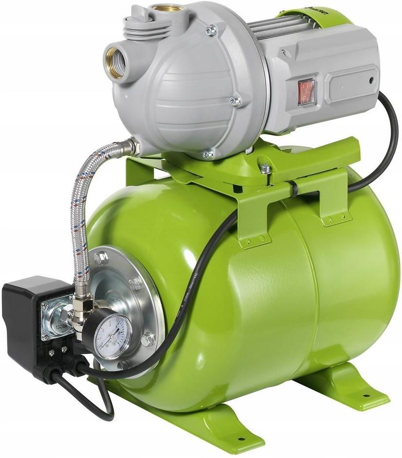Toolcraft Pompa do wody 600 W Zbiornik Ciśnieniowy 19L 3.6 Bar Manometr ...