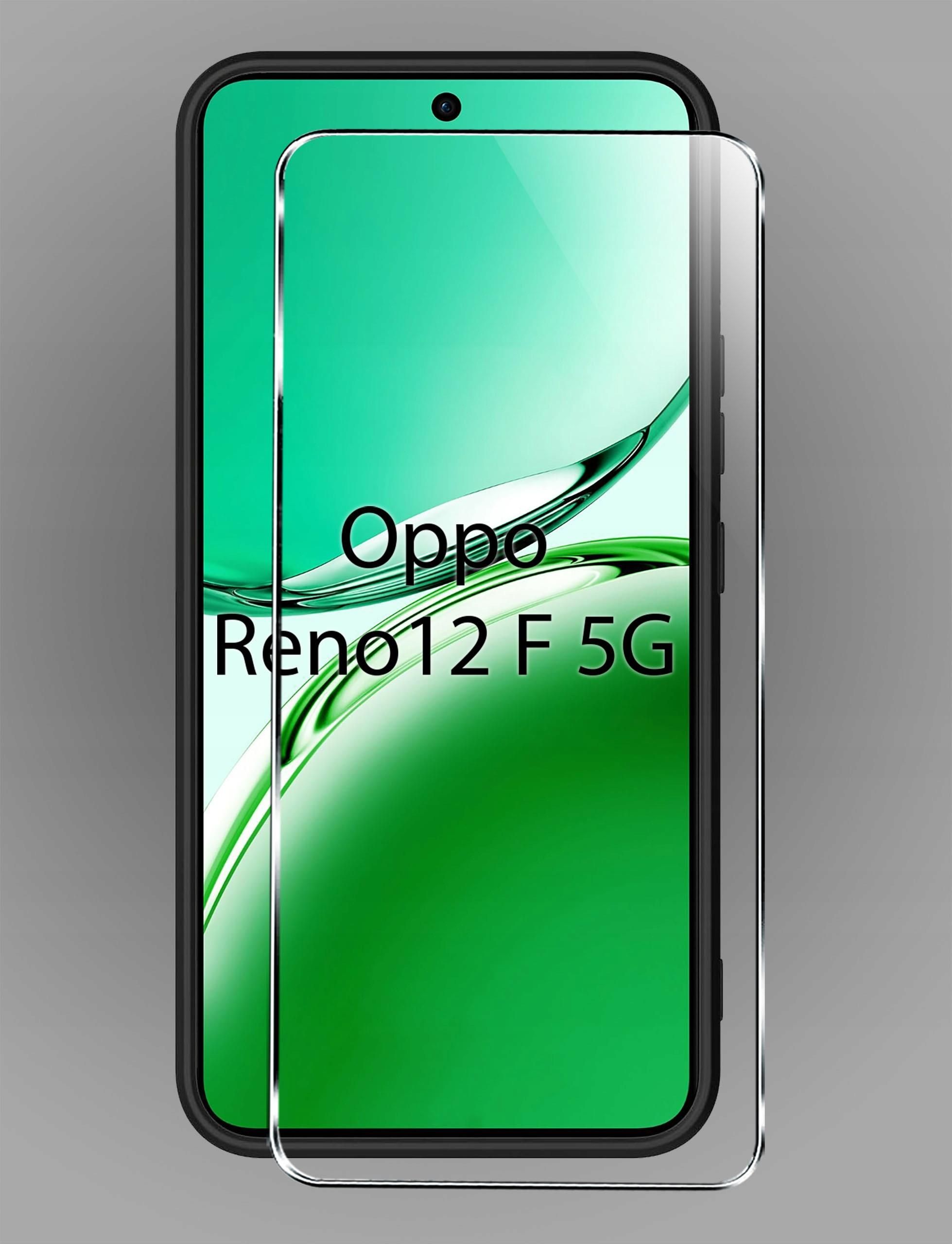 Krainagsm Etui Do Oppo Reno 12 F 5G Fs , Silikonowe Matt Case Szkło 9H ...