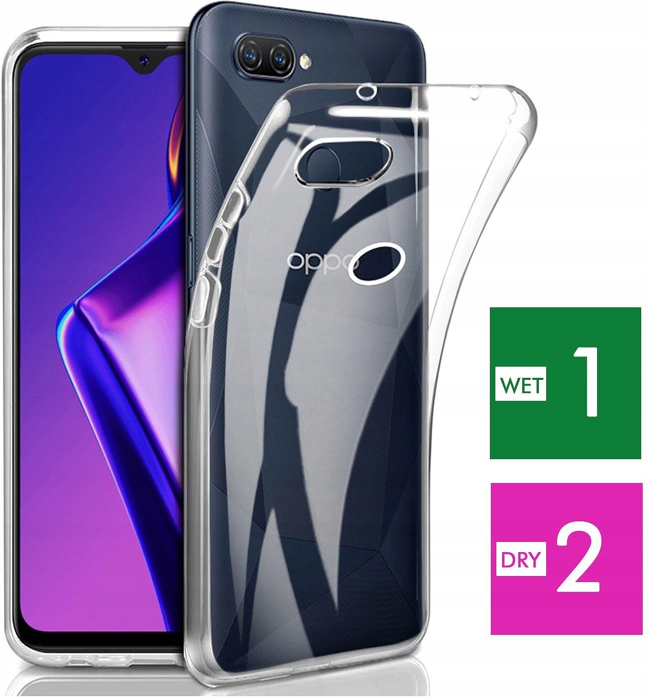 Etui Przezroczyste Do Oppo A12 Case Obudowa Clear Amortyzujące - Etui ...
