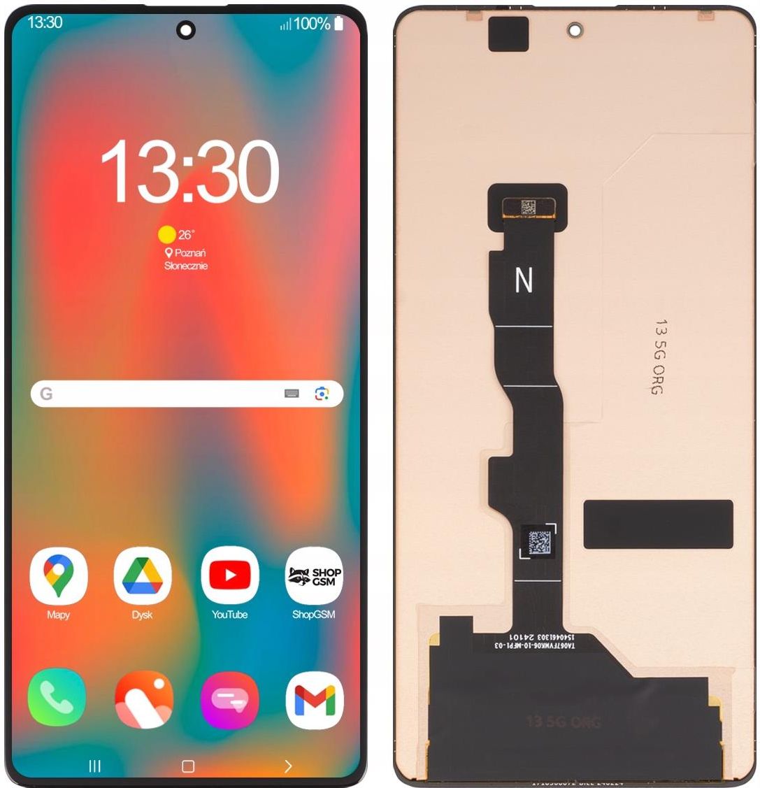Podzespoły do telefonu Xiaomi Redmi Note 13 5G Wyświetlacz Ekran Lcd ...