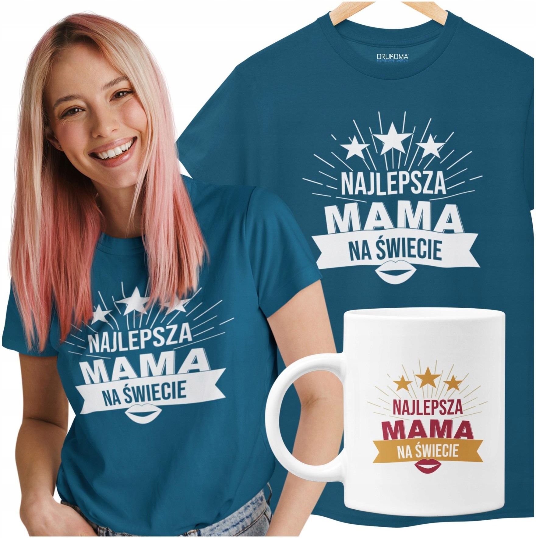 Upominek Dla Mamy Na Dzień Matki Zestaw Z Kubkiem Najlepsza Mama Na ...