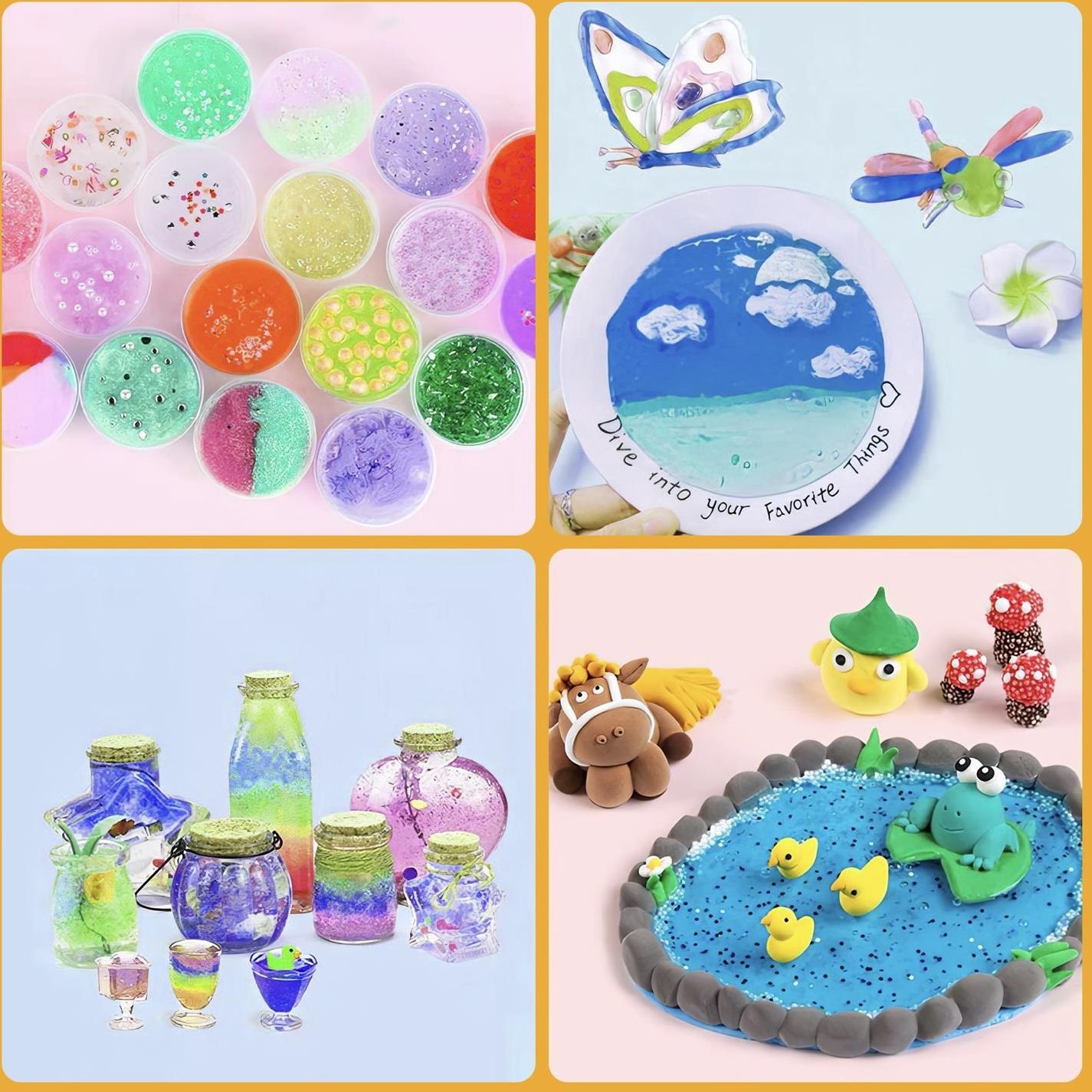 Watchme Zestaw Slime Do Robienia Glutów Jumbo Kreatywny Duży Xxl 28 ...