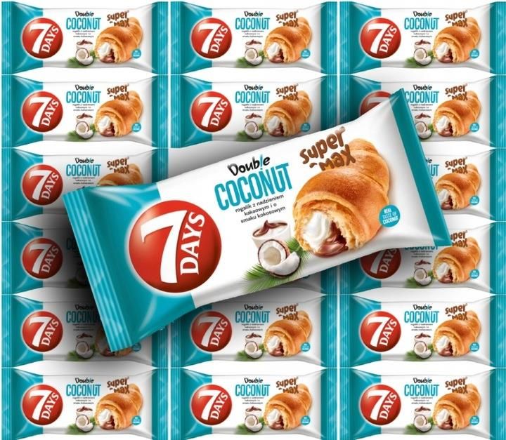 7 Days 18 X Max Croissant Rogalik Kokos Kakao 110g - Ceny i opinie ...