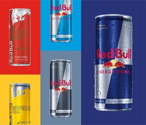 Red Bull Napój Energetyczny Sugar Free Energetyk Puszka 24X 250ml ...