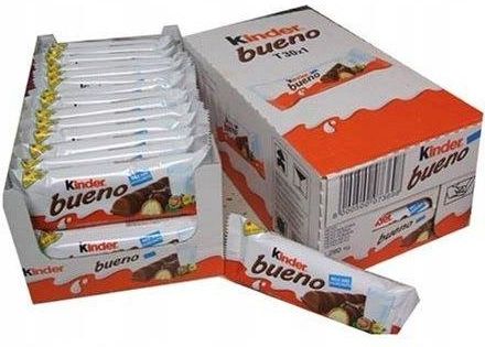 Ferrero Baton Kinder Bueno 30x43g - Ceny i opinie - Ceneo.pl