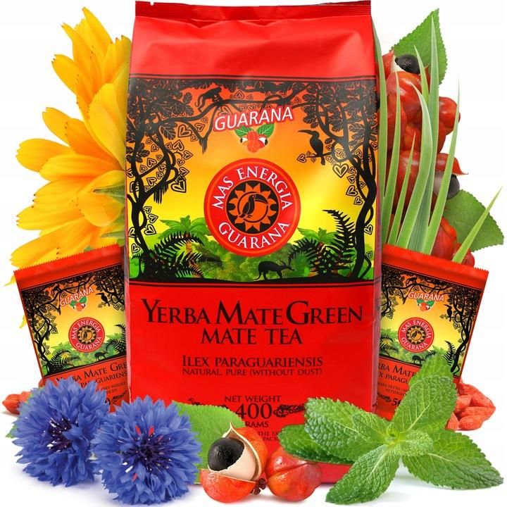 Mate Green Yerba Orginal Najlepsza Mas Energia Guarana 500g Super Moc 0 ...