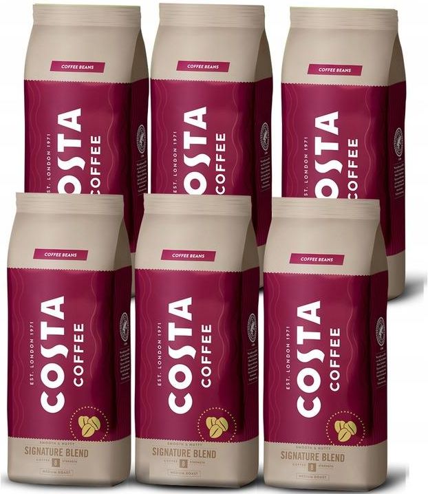 Kawa Costa Coffee Signature Blend Medium Ziarnista 6X1kg - Ceny i ...