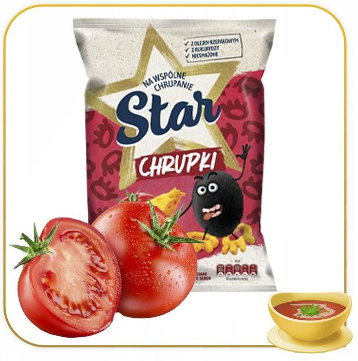 Star Chips Chrupki Kukurydziane Ser Pomidor 4x125g - Ceny i opinie ...