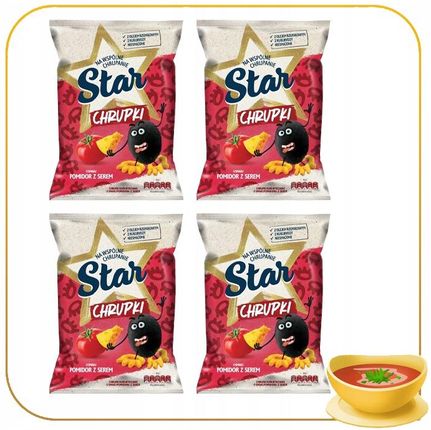 Star Chips Chrupki Kukurydziane Ser Pomidor 4x125g - Ceny i opinie ...