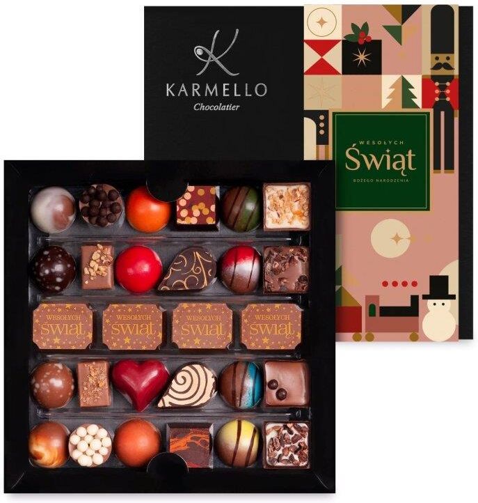 Karmello Chocolatier Kolekcja Standard Wesołych Świąt 210g - Ceny i ...