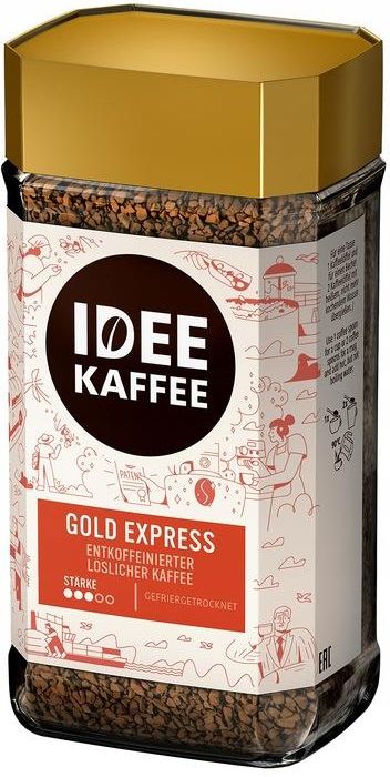 Kawa Idee Kaffee Rozpuszczalna Gold Bezkofeinowa 200g - Ceny i opinie ...