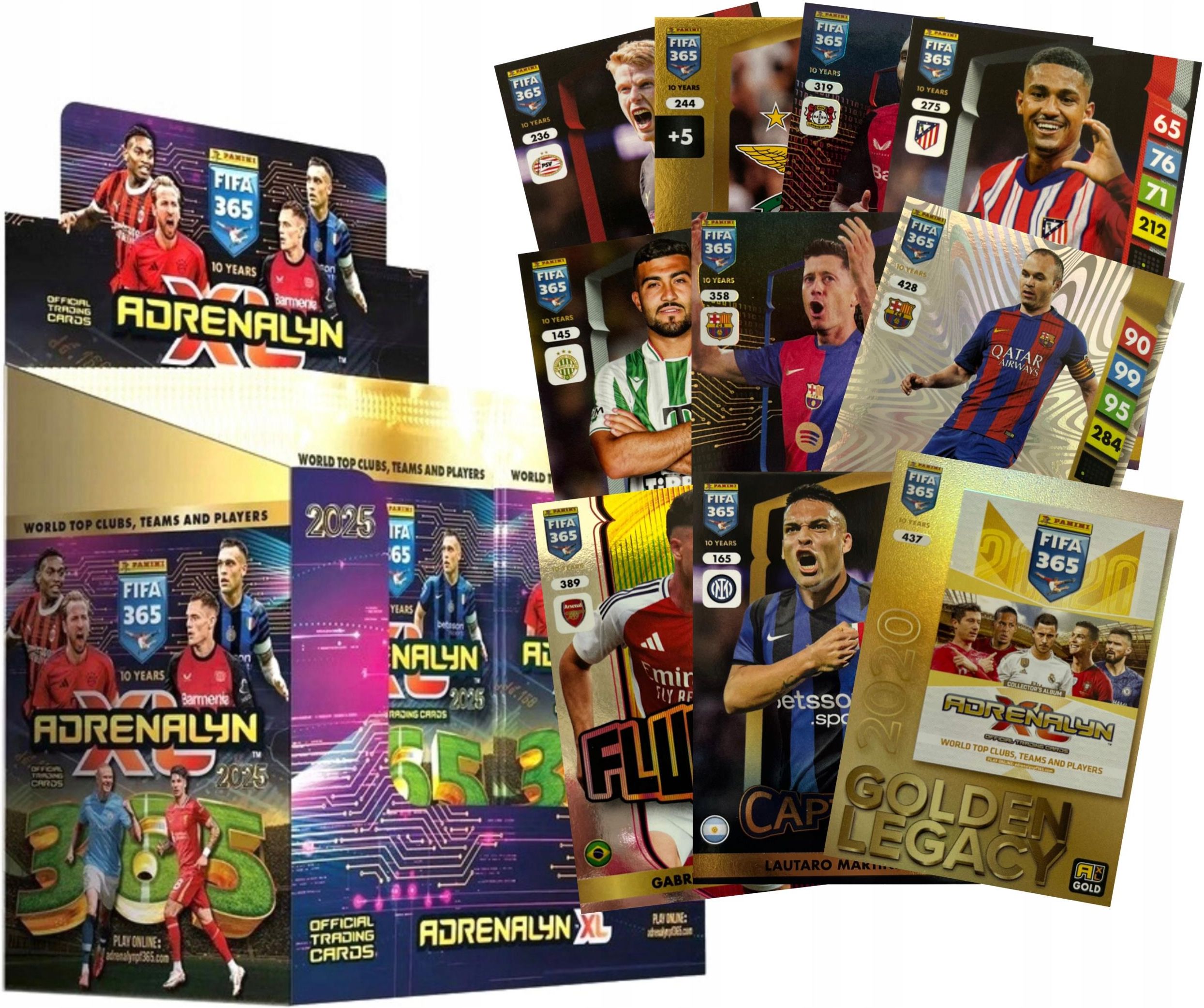 Fifa 365 2025 Panini Adrenalyn Xl 15 Bazowych 10 Specjalnych Limited ...