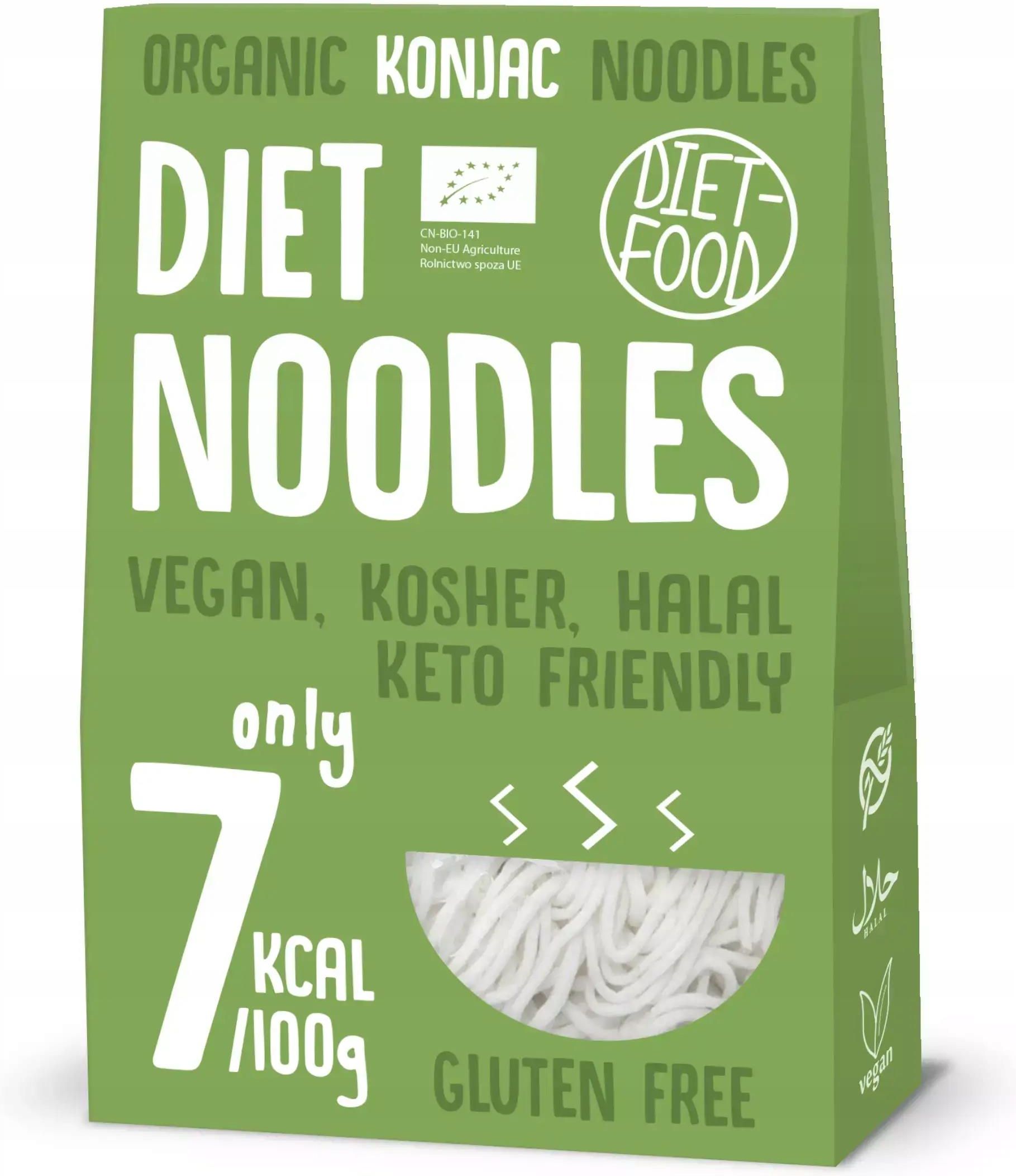 Diet Food Makaron Shirataki Konjac Noodle Bio 300g - Ceny i opinie - Ceneo.pl