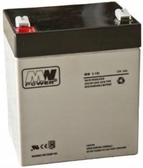 Bateria do zasilacza Mw Power Akumulator Agm Vrla Mws V 12V 5AH MWS5-12 MWS5 Ups ...