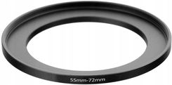 Redukcja filtrowa 55 - 72 mm Przejściówka Adapter STEP UP 55mm 72mm 55 ...