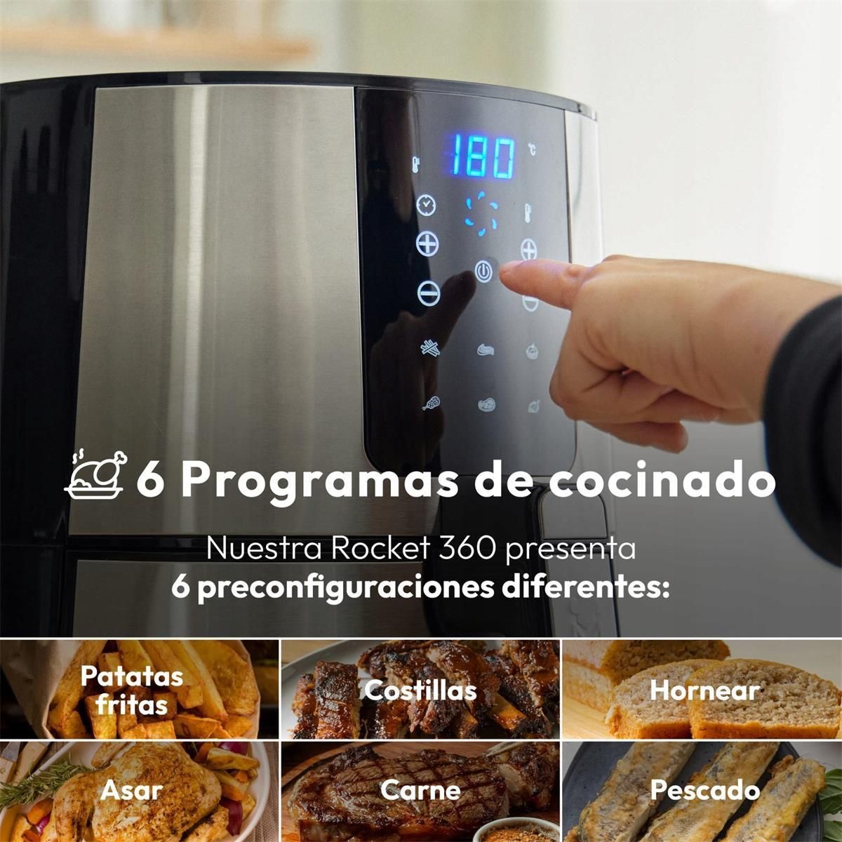 Frytkownica Masterpro Rocket 360 BGMP9307 - Opinie i ceny na Ceneo.pl