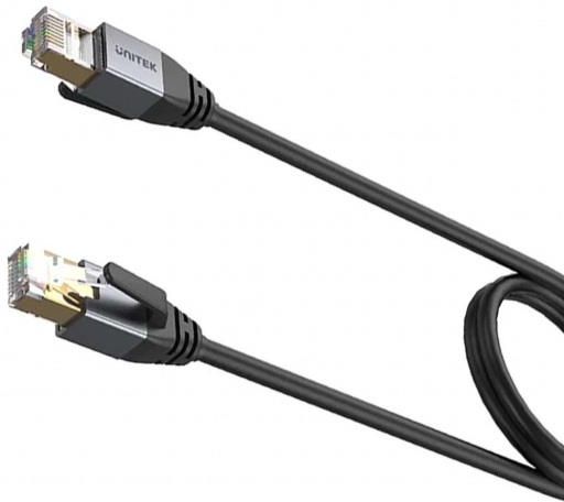 Patch Cable Kat.8 (S/FTP) Unitek 8m czarny - Opinie i ceny na Ceneo.pl
