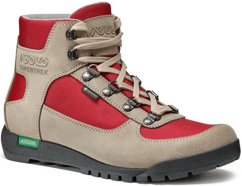 Buty trekkingowe Asolo Supertrek Gtx Ml Ziemisty Beż Chilli Czerwień ...
