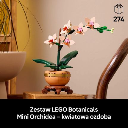 LEGO Botanicals 10343 Mała orchidea - Ceny i opinie - Ceneo.pl
