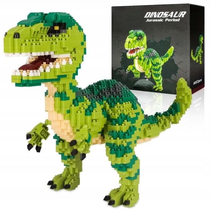 M-Import Klocki Figurka Dinozaur Velociraptor Micro Klocki - ceny i ...