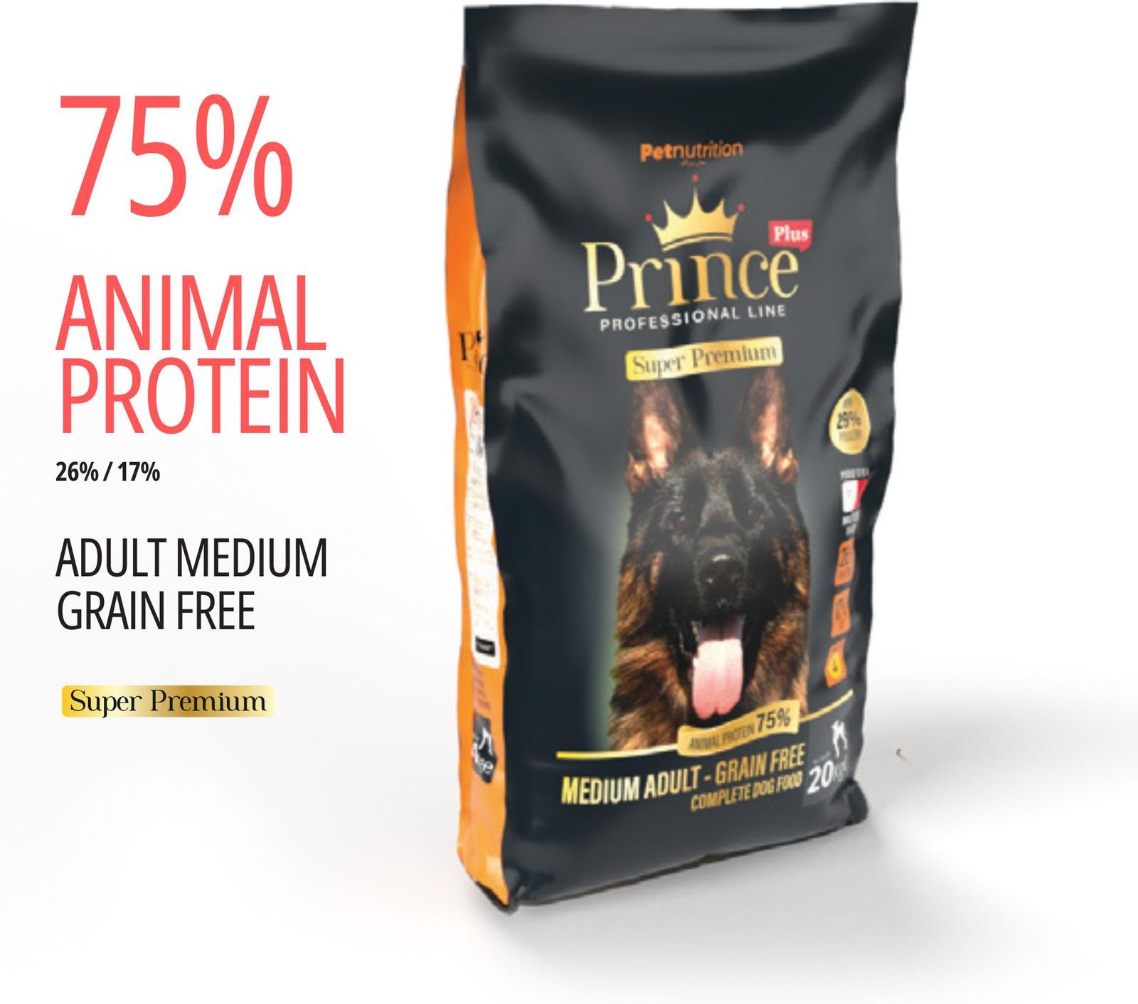 Karma Prince Plus Premium Grain-Free Bezzbożowa Karma dla Psów Średnich ...