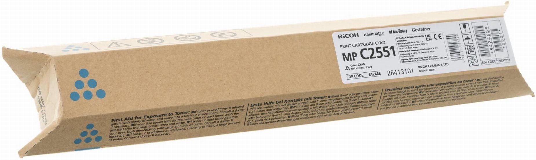 Ricoh Toner MPC 2551 9,5 tys. C Oryginał (842468) - Opinie i ceny na ...