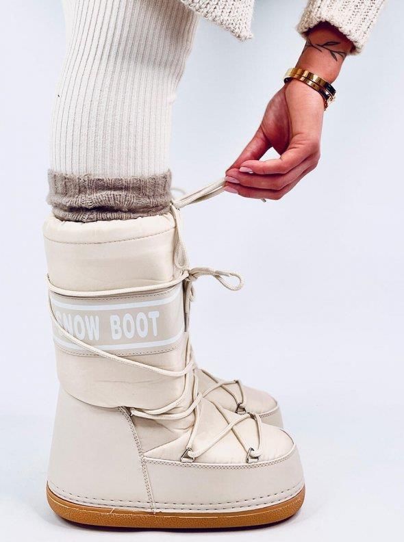 Snow boots wysokie TANGE BEIGE 35-36 - Ceny i opinie - Ceneo.pl