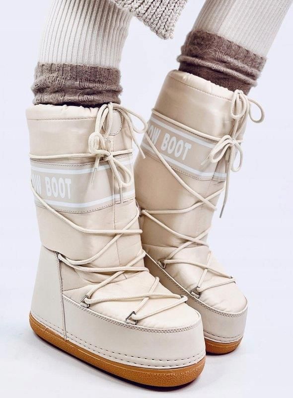 Snow boots wysokie TANGE BEIGE 35-36 - Ceny i opinie - Ceneo.pl