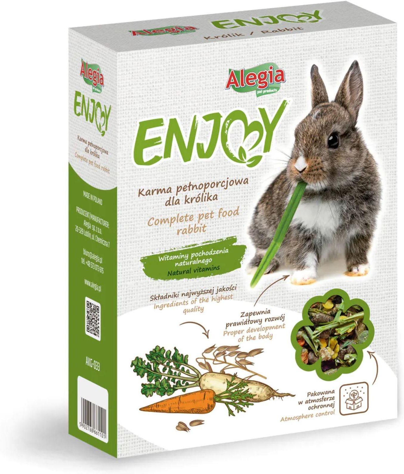 Alegia Enjoy Pokarm Dla Królika 400G - Ceny i opinie - Ceneo.pl