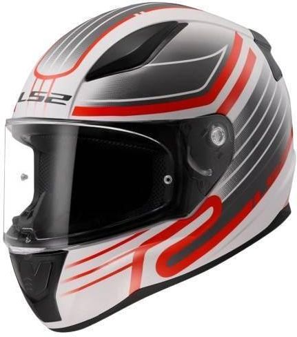 Kask motocyklowy Motogeneric Kask Ls2 Ff353 Rapid Ii Circuit White Red ...