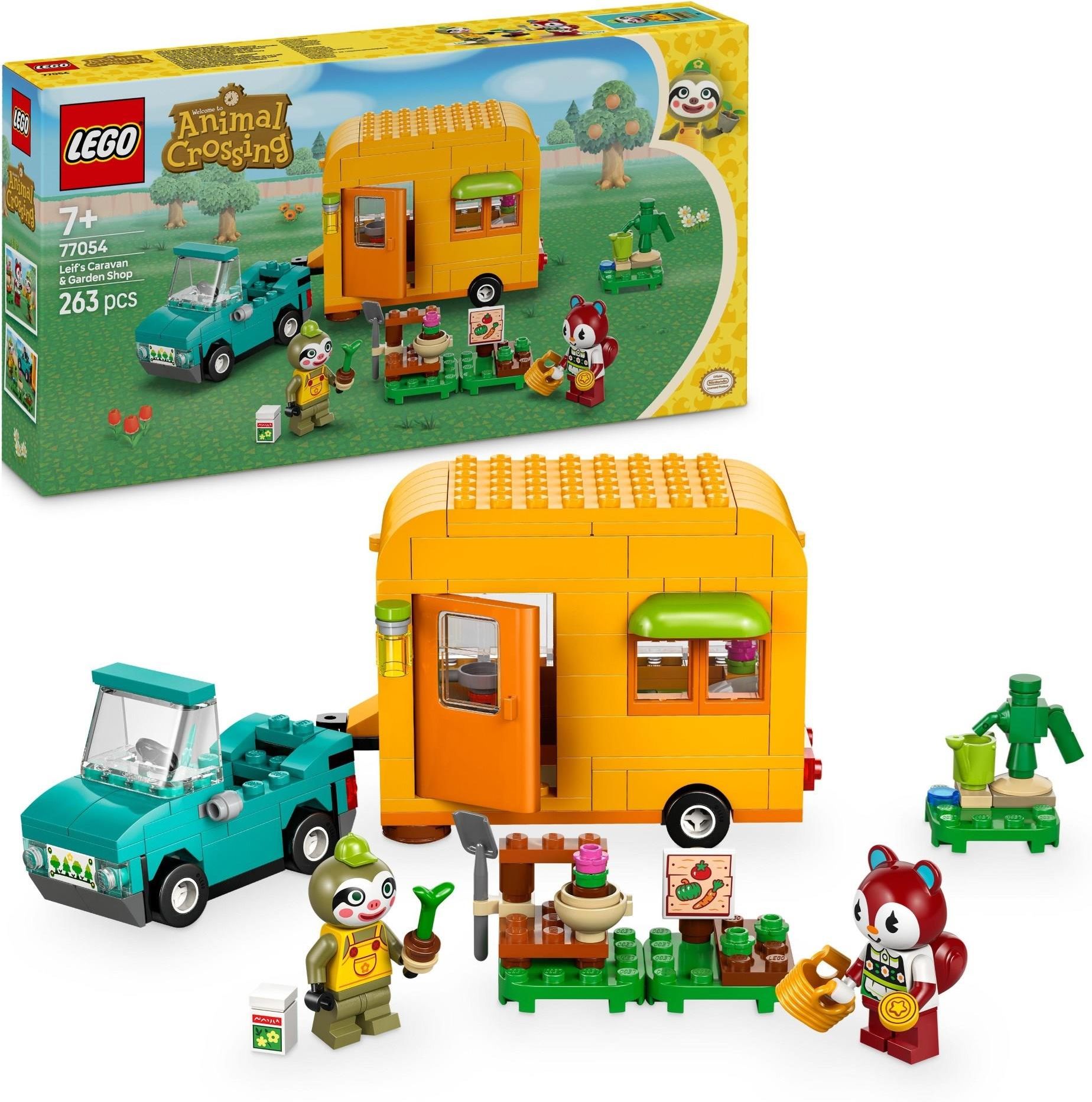 LEGO Animal Crossing 77054 Leif i jego karawan oraz sklep ogrodniczy ...