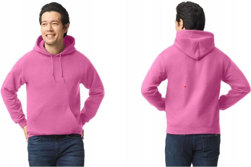 Gildan Heavy 18500 Bluza Męska z Kapturem Różowa rozmiar: 2XL - Ceny i ...