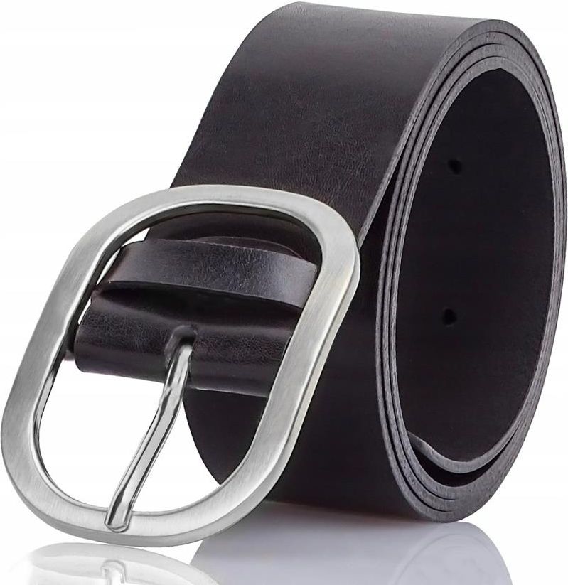 Polski Czarny gładki Pasek na wiele okazji Klasyczny Pas Skórzany ...