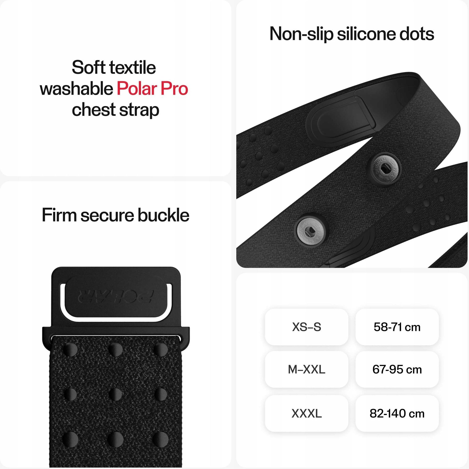 Polar H10 Heart Rate Monitor Ant Plus Bluetooth Waterproof Hr Sensor ...