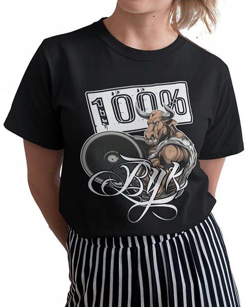 Koszulka Damska Siłownia 100 Procent Byk - Ceny i opinie - Ceneo.pl