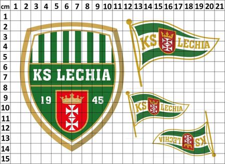 Dekorland24 Opłatek Cukrowy Lechia Gdańsk Logo Piłkarskie Wydruk Na ...