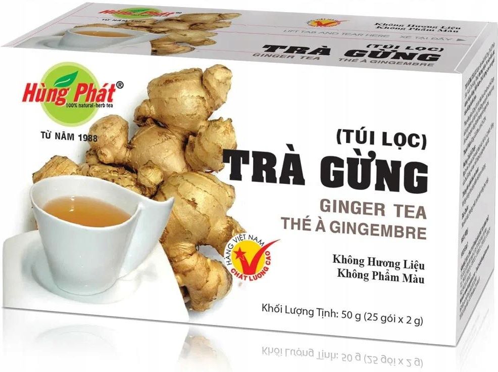 Herbata Domasia Herbata Z Imbirem Hung Phat 50g - Ceny i opinie - Ceneo.pl